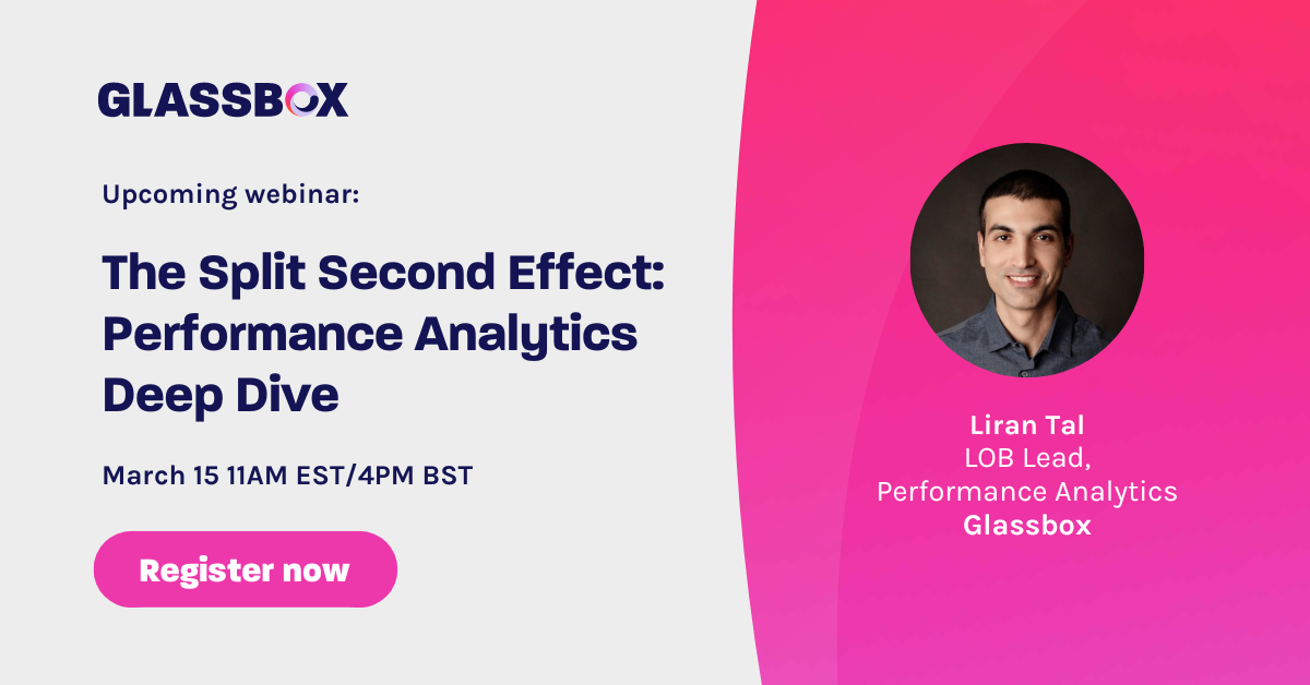 On-demand webinar: The Split Second Effect - Performance Analytics Deep Dive